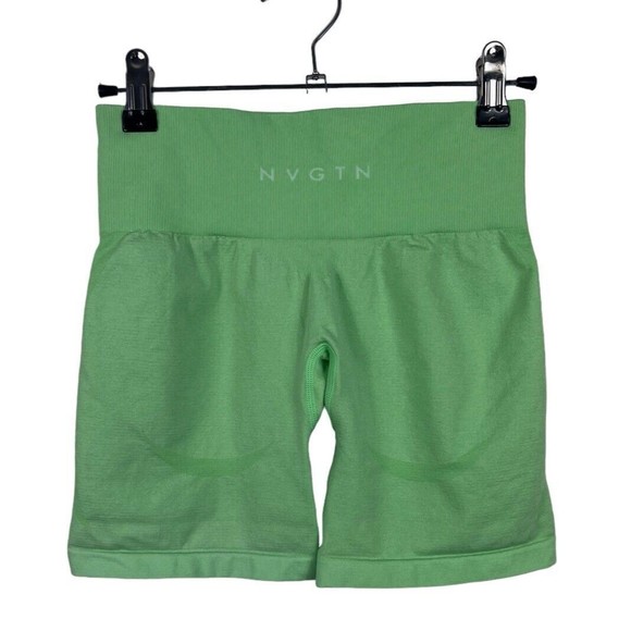 NVGTN | Shorts | Nvgtn Green Seamless High Rise Athletic Shorts Nwt ...